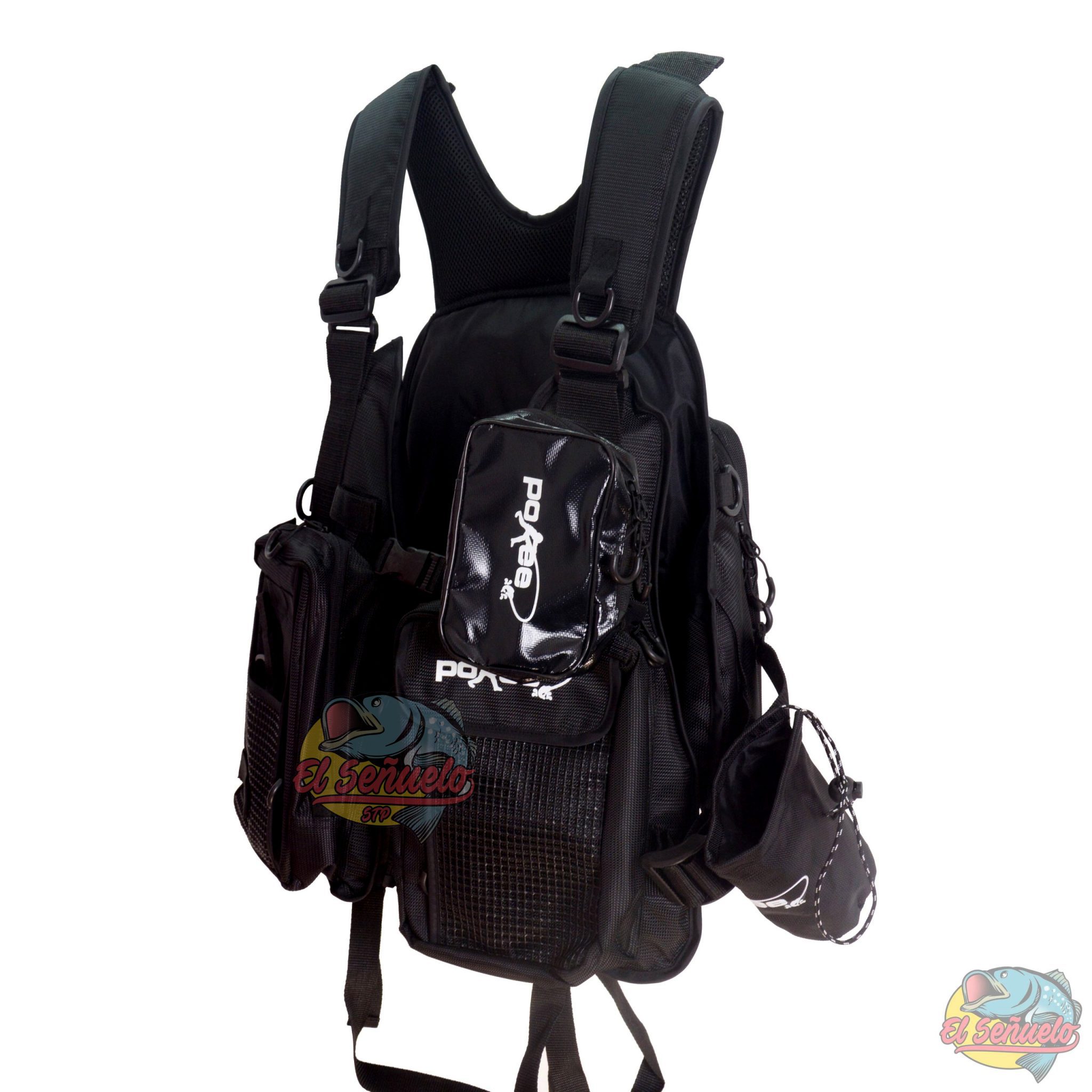 Chaleco de pesca con salvavidas Pokee PRO : El Señuelo, tienda de pesca